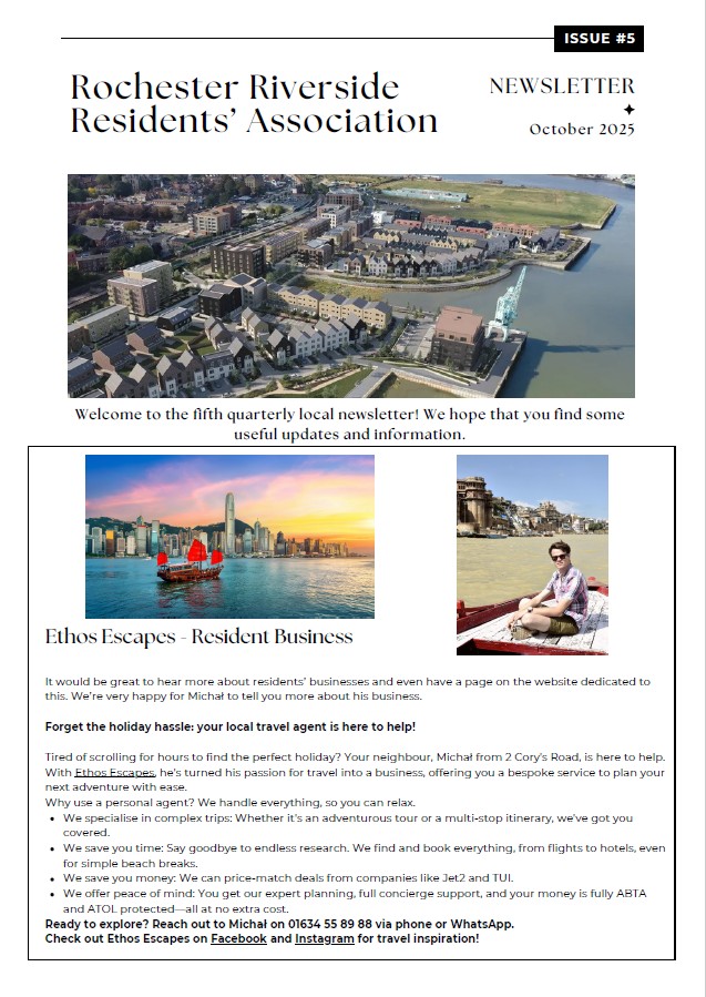 Newsletter October 2025 – Rochester Riverside Residents Association